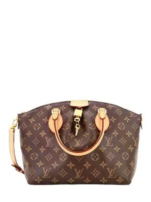 LOUIS VUITTON Boetie Zipped Tote Monogram Canvas Pm Satchel - Brown