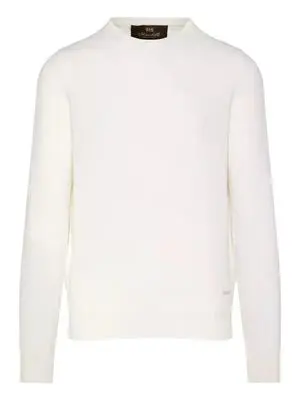 MANDELLI Logo-plaque Sweater - Neutrals