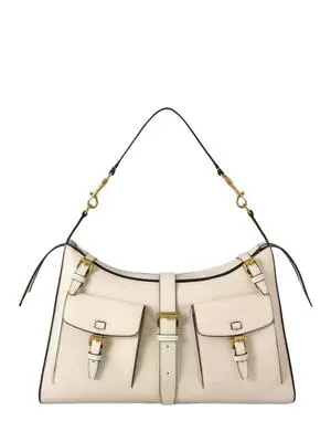 Mulberry Roxanne Buckle-detail Shoulder Bag Neutrals