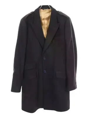 Dolce & Gabbana Long-sleeve Chesterfield Coat - Blue
