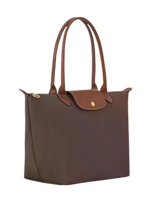 Longchamp Medium Le Pliage Leather-trim Shoulder Bag - Brown