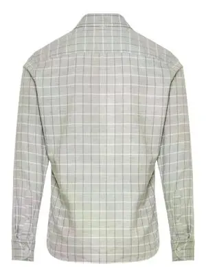 SONRISA Check-pattern Long-sleeve Shirt - Grey