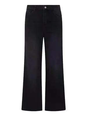 Liu Jo Cropped Flare Pants - Black
