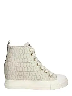 Guess Sundae High-top Sneakers - Neutrals