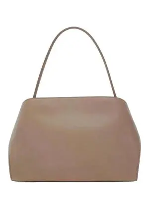 FERRAGAMO Medium Hug Soft Gancini-buckle Handbag - Neutrals