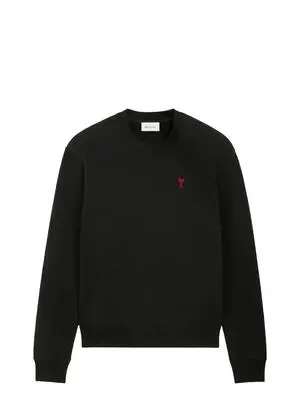 AMI Paris De Coeur Sweatshirt - Black