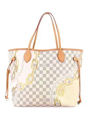 LOUIS VUITTON Neverfull Nm Limited Edition Nautical Damier Mm Tote Bag - Multicolour