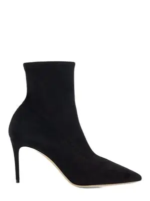 Casadei Pointed-toe Stiletto-heel Ankle Boots - Black