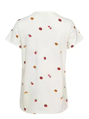 Rag & Bone Tomato-print T-shirt - Neutrals
