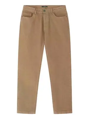 Boggi Milano Jeans In Stretch Denim - Neutrals
