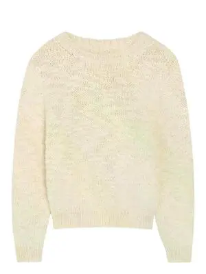 Suzie Kondi Kismet Chunky-knit Crew-neck Sweater - Neutrals
