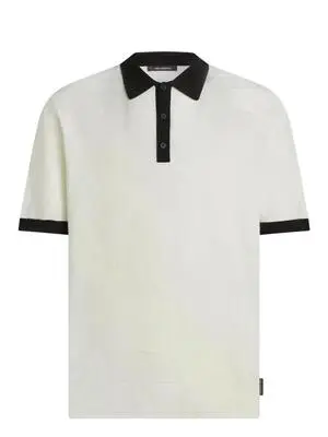 KARL LAGERFELD Monogram Checked Polo Shirt