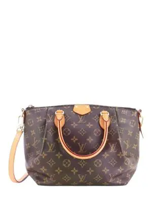 LOUIS VUITTON Turenne Handbag Monogram Canvas Pm Satchel - Brown