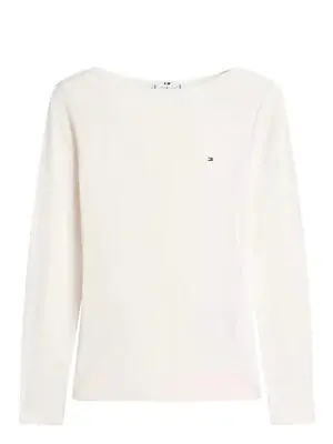 Tommy Hilfiger Boat-neck T-shirt - Neutrals