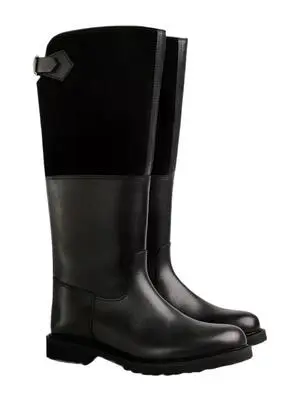 Ludwig Reiter Buckle Detail Knee-high Boots - Black