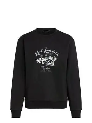Karl Lagerfeld Après Ski Club Sweatshirt - Black