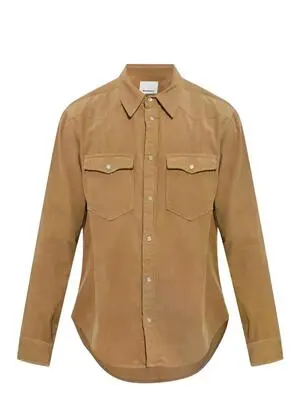 MARANT Vasco Corduroy Shirt - Neutrals