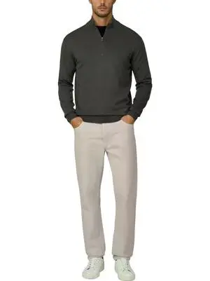 Boggi Milano Jeans In Stretch Denim - Neutrals