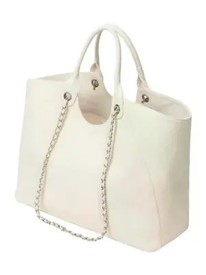 Karl Lagerfeld Medium Rue St-guillaume Square Tote Bag - Neutrals