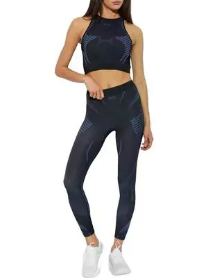 Off-White Logo-embellishment Leggings - Black