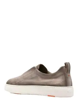 Santoni Victory Suede Sneakers - Grey