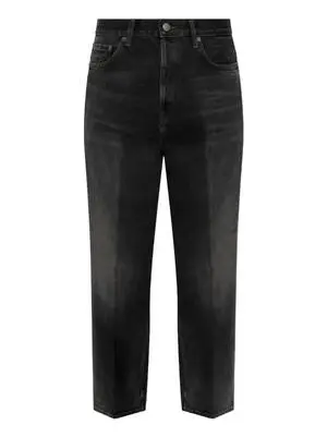 HAIKURE Betty Faded-effect Jeans - Black