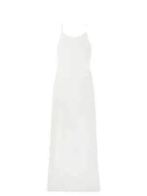 NILI LOTAN Annette Stretch-jersey Maxi Dress - White