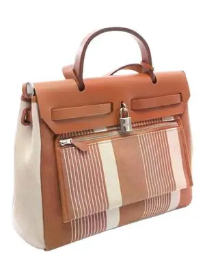 Hermès 2010s Pm Herbag Zip Le Tournet Tote Bag - Brown