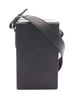 Fendi 2010s Logo Cross Body Bag - Black