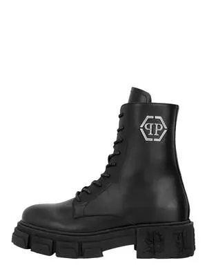 Philipp Plein Lace-up Boots Gothic Plein - Black