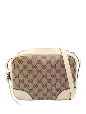 Gucci 2010s Bree Gg Canvas Crossbody Bag - Neutrals