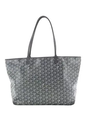Goyard Artois Tote Coated Canvas Mm Shoulder Bag - Grey