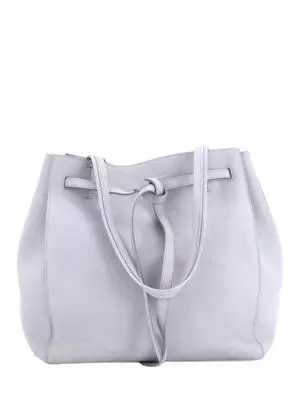 Celine Phantom Tie Cabas Leather Medium Tote Bag Blue