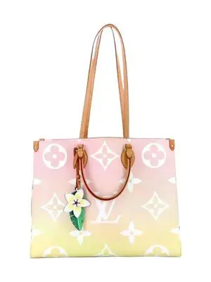 LOUIS VUITTON Onthego By The Pool Monogram Giant Gm Tote Bag Pink