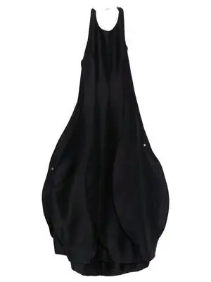 RÓHE Halterneck Balloon Midi Dress - Blue