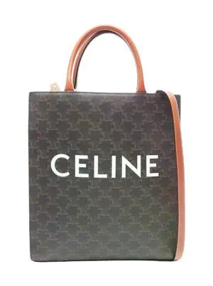Celine Triomphe Vertical Tote Bag - Brown