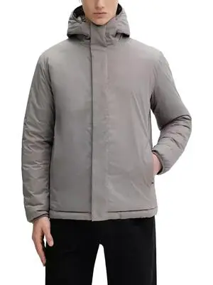 Marc O'polo Hooded Quilted Jacket - Grey