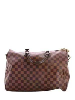 LOUIS VUITTON Speedy Bandouliere Bag Damier 35 Satchel - Brown