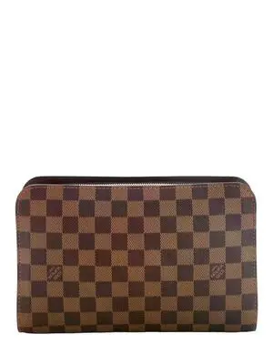 LOUIS VUITTON Pochette Saint Louis Clutch Bag - Brown