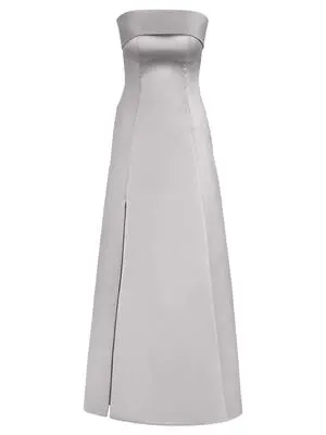 ANSE VICTORIN Irena Silk Dress Pearl - Grey