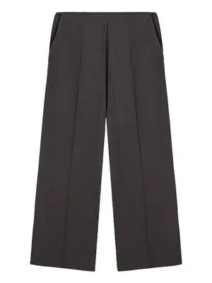 NOCTURNE Wide-leg Fluid Pants - Grey