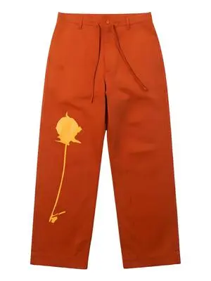 LILIA MUNN Organic Cotton Trouser – Orange