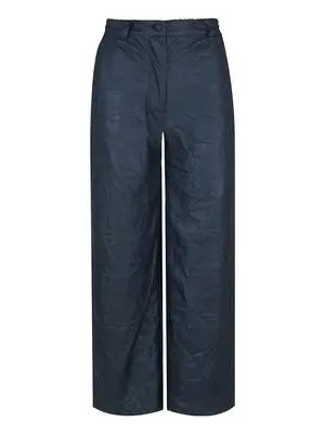 CONQUISTA Faux Leather Culottes Fashion - Blue