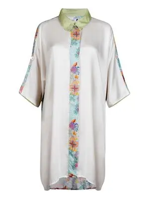 MAISON QALA Kaili Ivory Tunic - White
