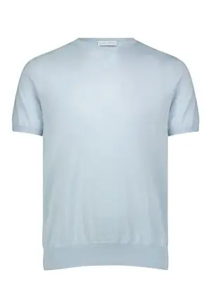 GEORGE PATRICK Ice High V-neck Cashmere Sweater - Blue