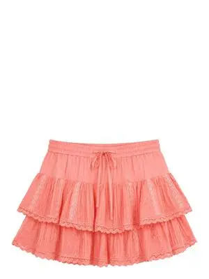 MUCHE & MUCHETTE Coquette Skort Coral - Orange