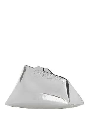 Attico 8.30 Pm Leather Clutch Bags - Silver