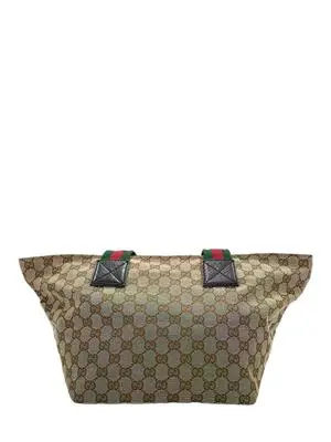 Gucci 2000s Sherry Line Gg Supreme Tote Bag - Neutrals