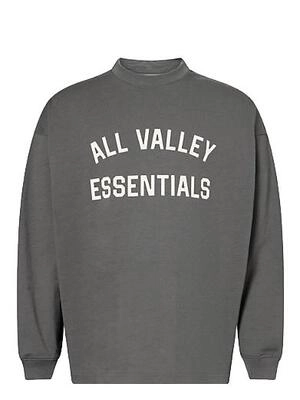Fear Of God Merch Long-sleeve Cotton T-shirt - Iron Grey