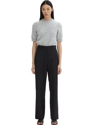 HOUSE OF DAGMAR Rose Wool Trousers - Black